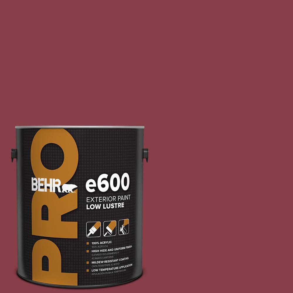 BEHR PRO 1 gal. #130D-7 Cranapple Low Luster Exterior Paint PR62301 ...