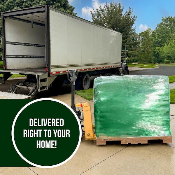 Earthgro Black Mulch Pallet 120 cu. ft. Bulk Shredded Wood Mulch for ...