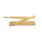 General Tools Pocket-Sized 6-in-1 Multi Use Rule and Gage 16ME
