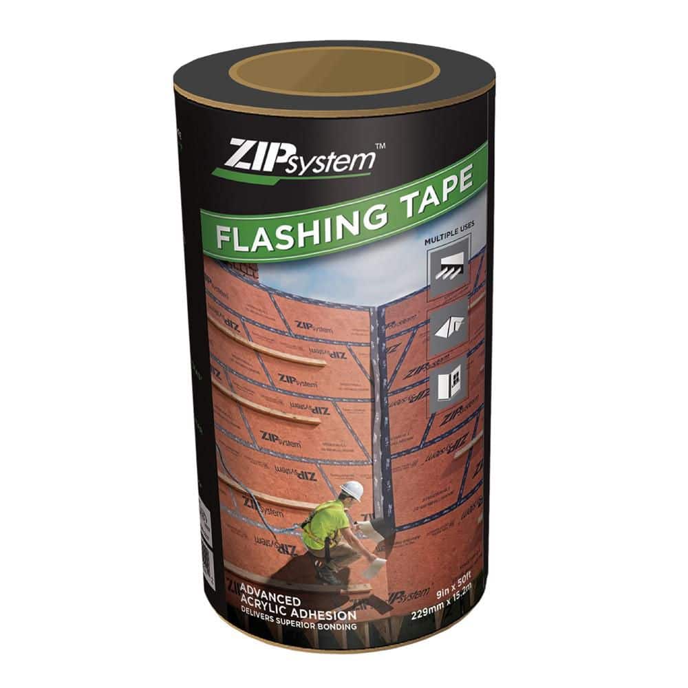 Huber 9 in. x 50 ft. ZIP System Linered Flashing Tape 268747 - The Home ...