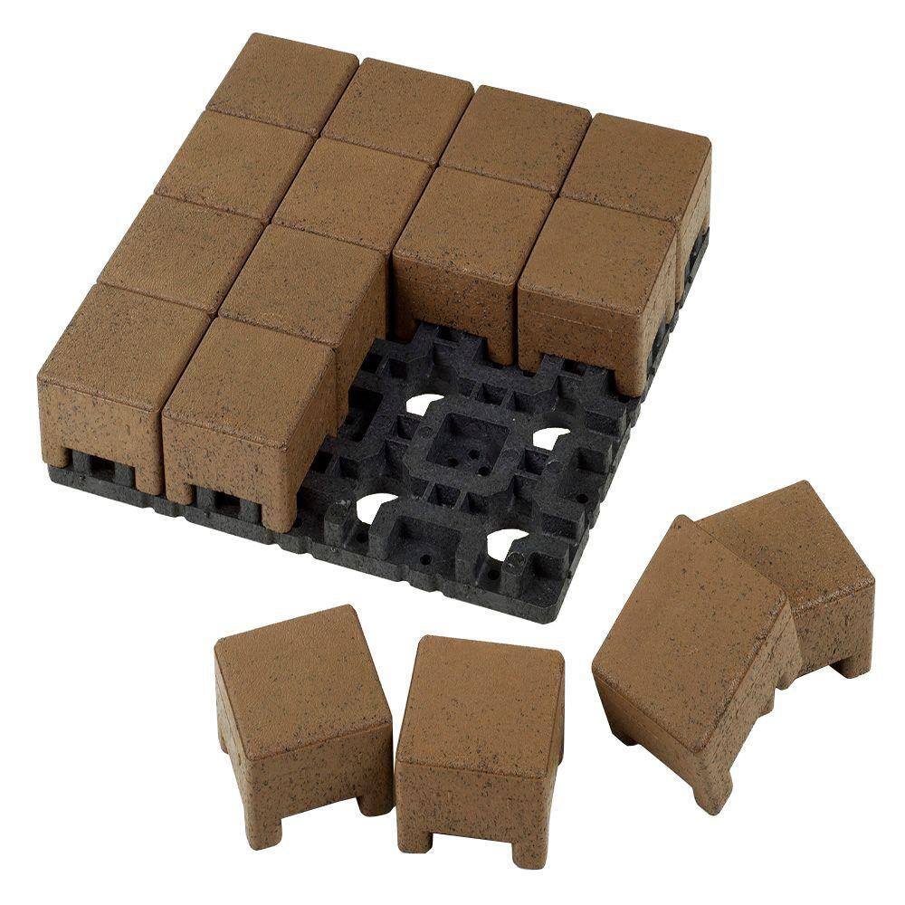 TimberTech 2.5 in. x 16 in. x 16 in. Boardwalk Plastic Paver C044-002 - The Home Depot