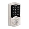 Kwikset SmartCode 270 Traditional Satin Nickel Touchpad Single Cylinder ...