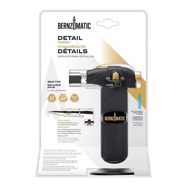 Bernzomatic Butane Detail Torch with Soldering Tip Trigger Ignition and Flame Lock ST2200T The Home Depot