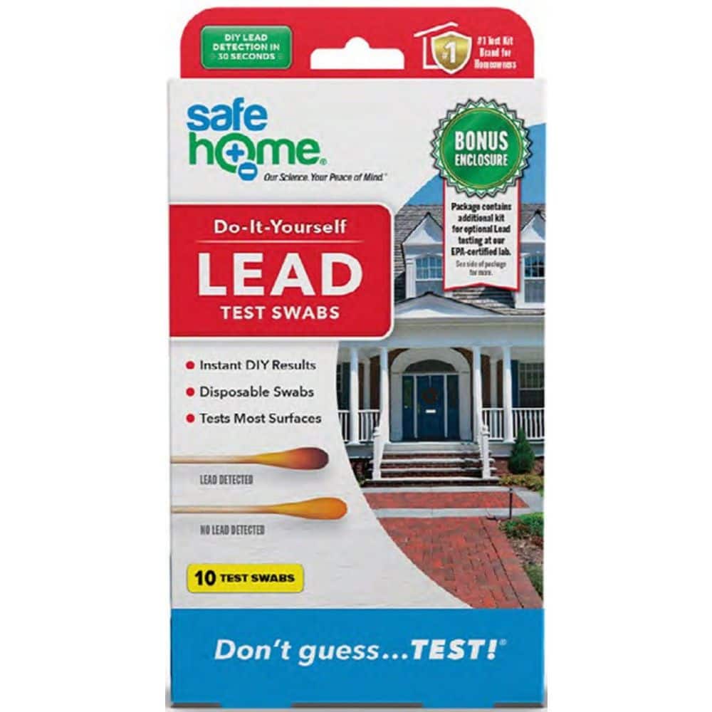 Safe Home Lead in Solids Combo Test Kit - 10 DIY Swabs SH-PBSCOMBO-10 ...