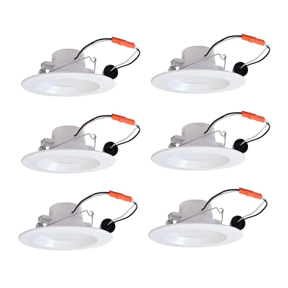 ENERGETIC LIGHTING 6 in. Adjustable CCT Downlight Dimmable Indoor ...