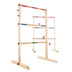 GoFloats Indoor/Outdoor Ladder Toss Game Set with 6 Rubber Bolos ...