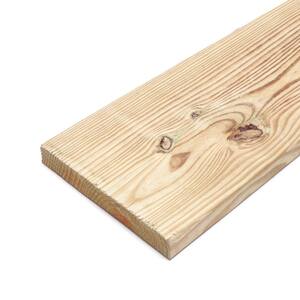 2 in. x 12 in. x 12 ft. #2 Prime Cedar-Tone Ground Contact Pressure ...