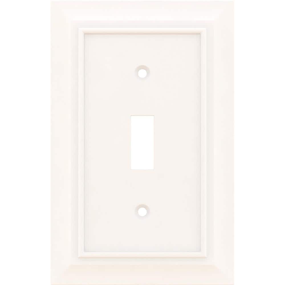 Hampton Bay (3-Pack) Derby 1-Gang White Switch/Toggle Outlet Plastic ...