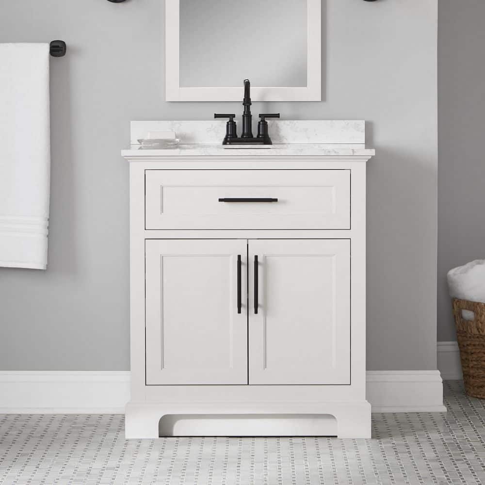 Home Decorators Collection Doveton 30 in. Single Sink Freestanding ...
