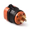 EasyLife Tech 15 Amp 125-Volt Bi-Polar NEMA Plug Heavy-Duty Rubber Grip ...