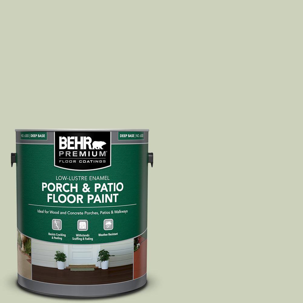 BEHR PREMIUM 1 gal. #PPU10-09 Chinese Jade Low-Lustre Enamel Interior ...