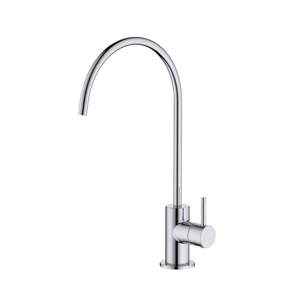 KIBI Circular Single Handle Water Filtration Beverage Faucet in Chrome ...