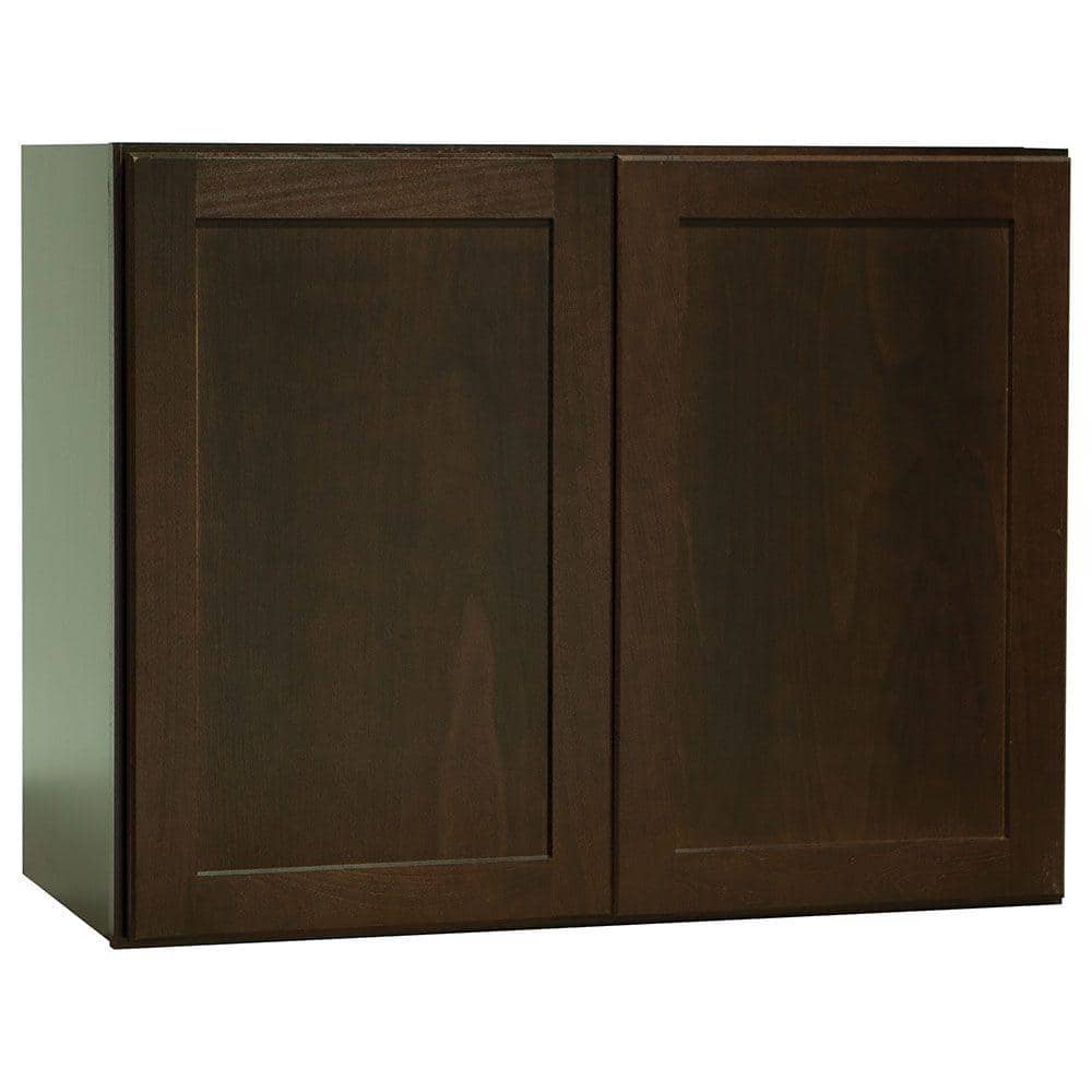 Hampton Bay Shaker 30 in. W x 15 in. D x 24 in. H Assembled Wall Bridge ...