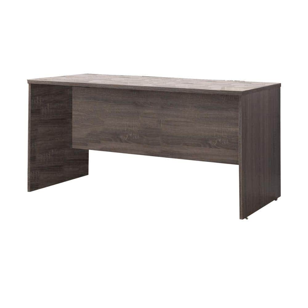 Benjara Brown Smooth Surface Stylish Desk BM148851 - The Home Depot