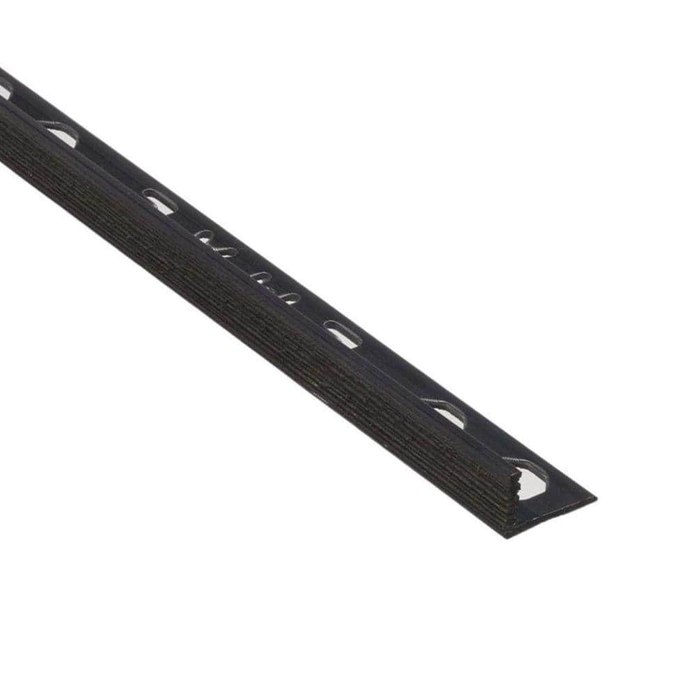 EMAC Novosuelo Black 1/2 in. x 98-1/2 in. ASTRA Tile Edging Trim ...