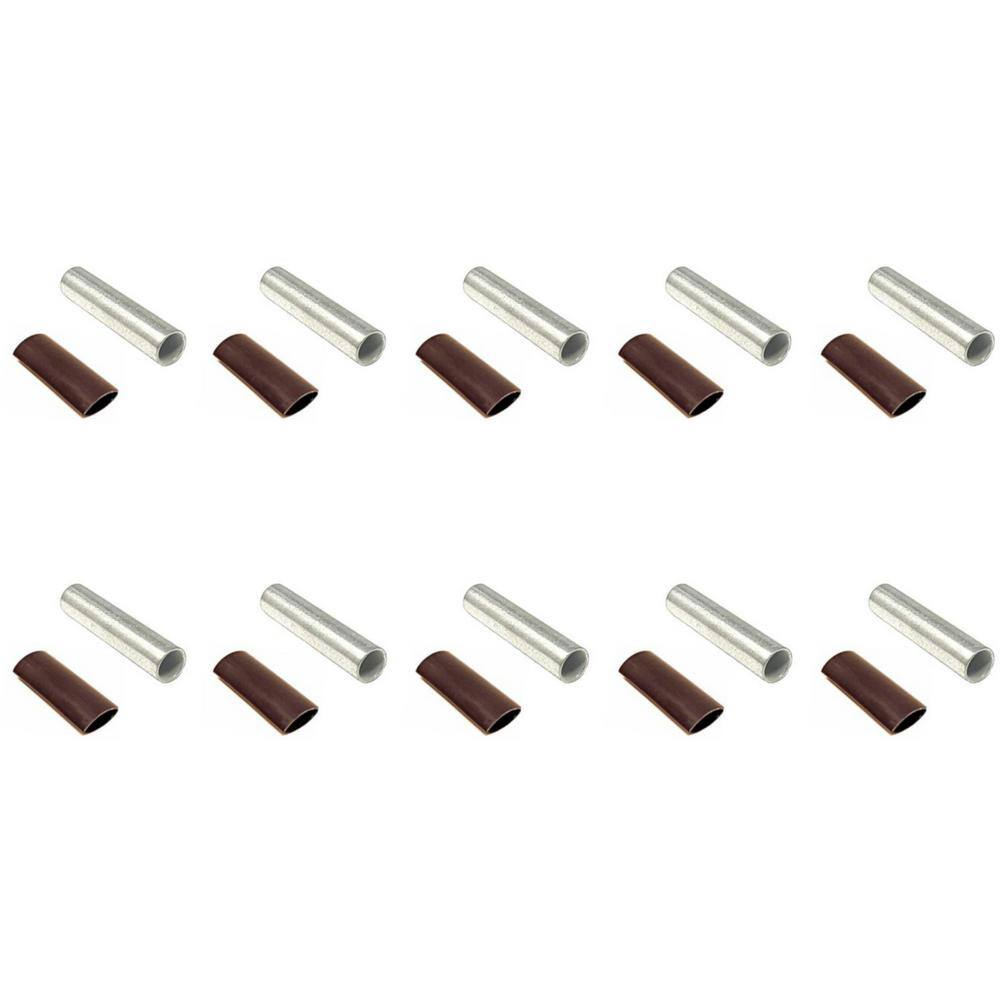 WindyNation 6-Gauge Butt Splice Connector Pure Copper Tin Coated Marine ...