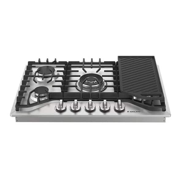GASLAND 30 in. Gas Cooktop in Stainless Steel with 5-Burners and ...