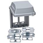 Intermatic 1-Gang Metal Extra-Duty In-Use Electrical Outlet Cover ...