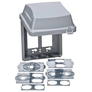 Intermatic 1-Gang Metal Extra-Duty In-Use Electrical Outlet Cover ...