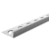 TrimMaster Satin Silver 3/4 in. x 98-1/2 in. Aluminum L-Shaped Tile ...