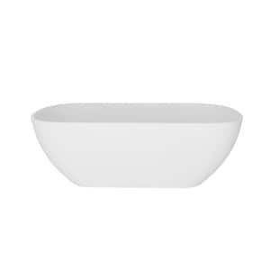 CASAINC 65 in. x 30 in. Soaking Bathtub in Matte Black CA-17-00465B ...