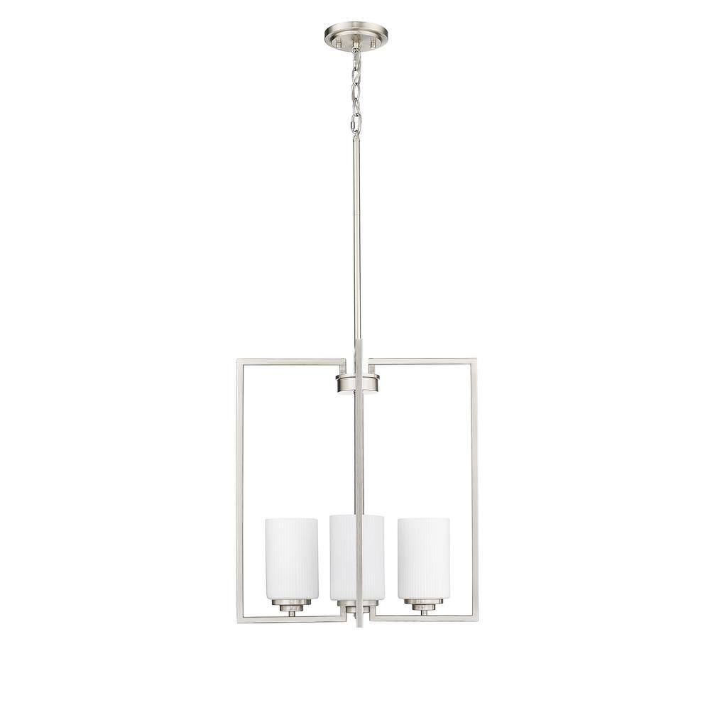 Millennium Lighting Luxx 240-Watt 4-Light Brushed Nickel Pendant-Light ...