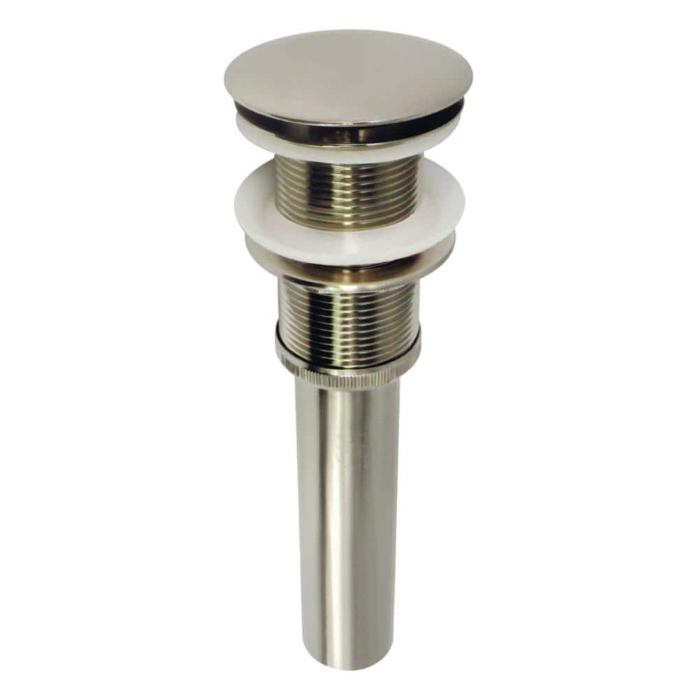 Kingston Brass Coronet Push Pop-Up Bathroom Sink Drain in Brushed ...