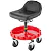 VEVOR Shop Mechanic Stool 300 LBS. Mobile Rolling Garage Stool 22 in ...