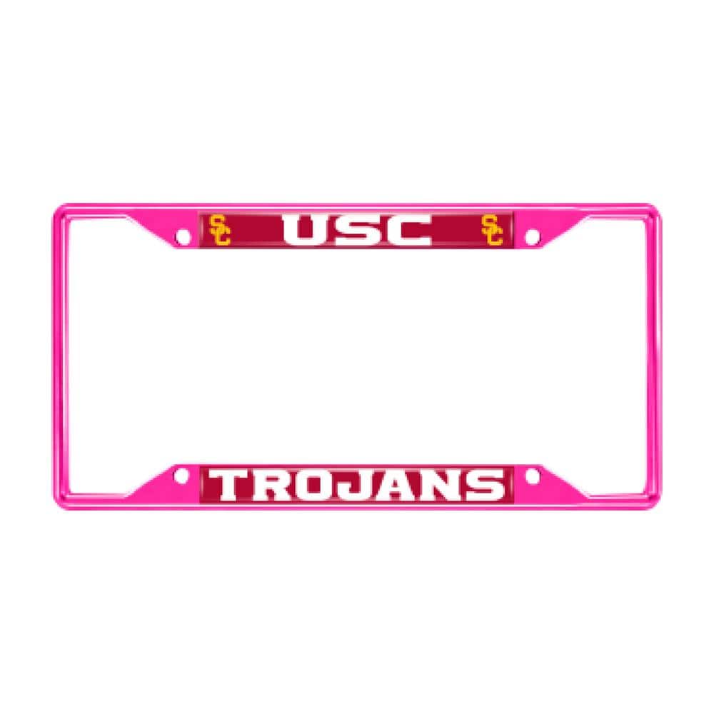 FANMATS Universal Fit University of Southern California License Plate ...