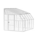 CANOPIA by PALRAM Sun Room 8 ft. x 10 ft. White/Clear Patio Enclosure ...