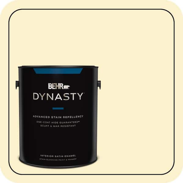 BEHR DYNASTY 1 gal. #370A-1 Moon Mist Satin Enamel Interior Stain ...