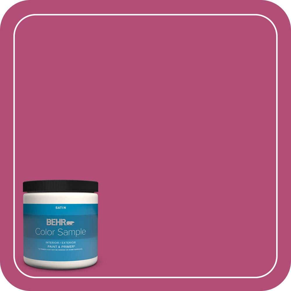 BEHR PREMIUM PLUS 8 oz. #P120-6 Diva Glam Satin Enamel Interior ...