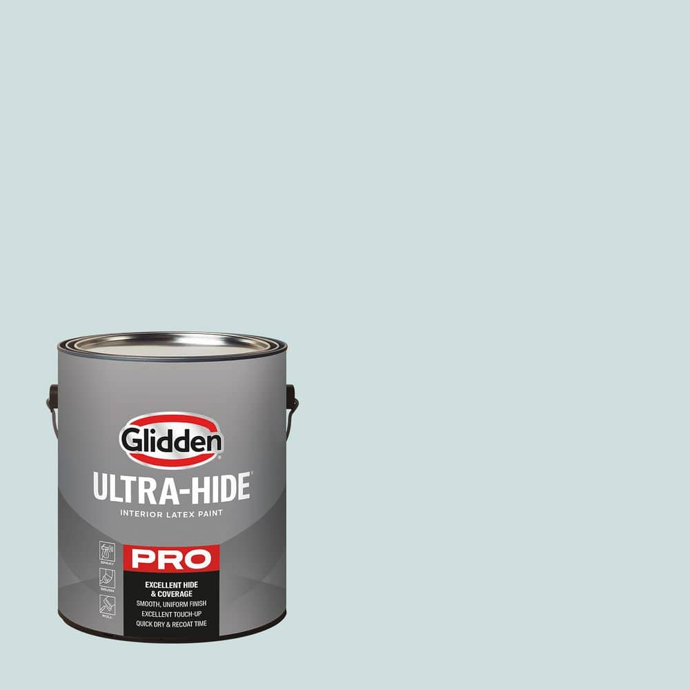 Glidden Ultra-Hide 1-Gal. PPG1035-1 Watery Blue Satin Interior Paint ...