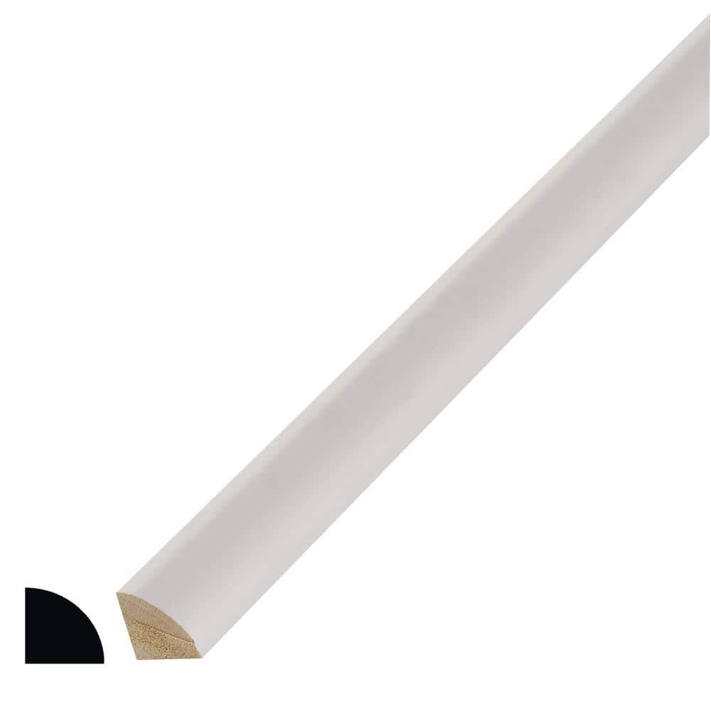Alexandria Moulding WM 106 11/16 in. x 11/16 in. x 8 ft. Primed Finger ...