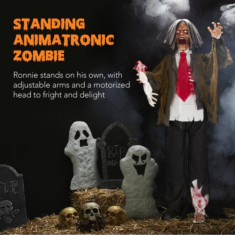 Rotten Ronnie 5.5 ft. Sound and Touch Activated Animatronic Standing ...