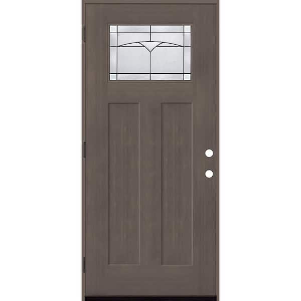 Steves & Sons Regency 36 in. x 80 in. 1/4 TopL Horizon Glass RHOS ...