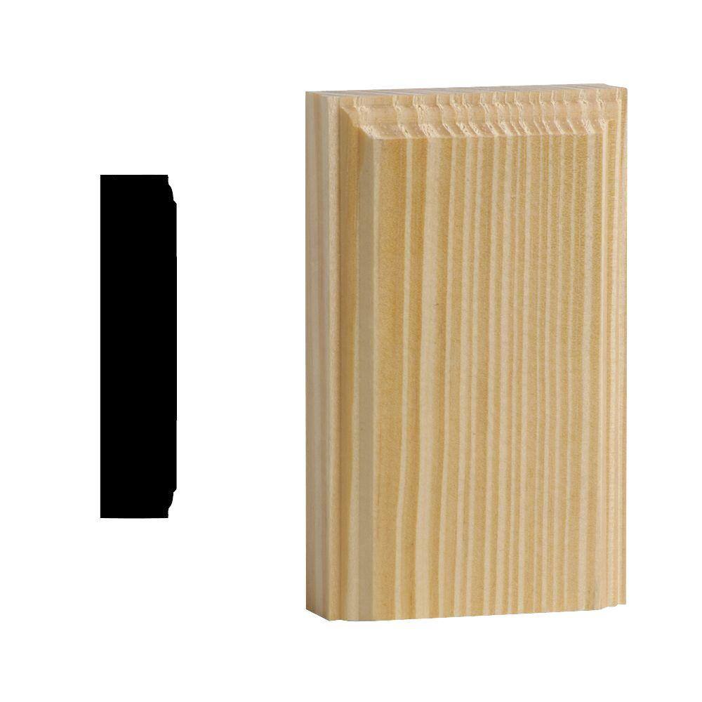 Woodgrain Millwork 3-3/4 in. x 3-3/4 in. x 5-1/2 in. Oak Plinth Block ...