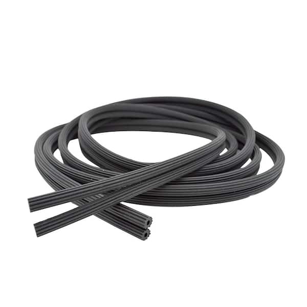 Wellco 0.14 in. x 1200 in. Black Plastic Window Screen Spline ...
