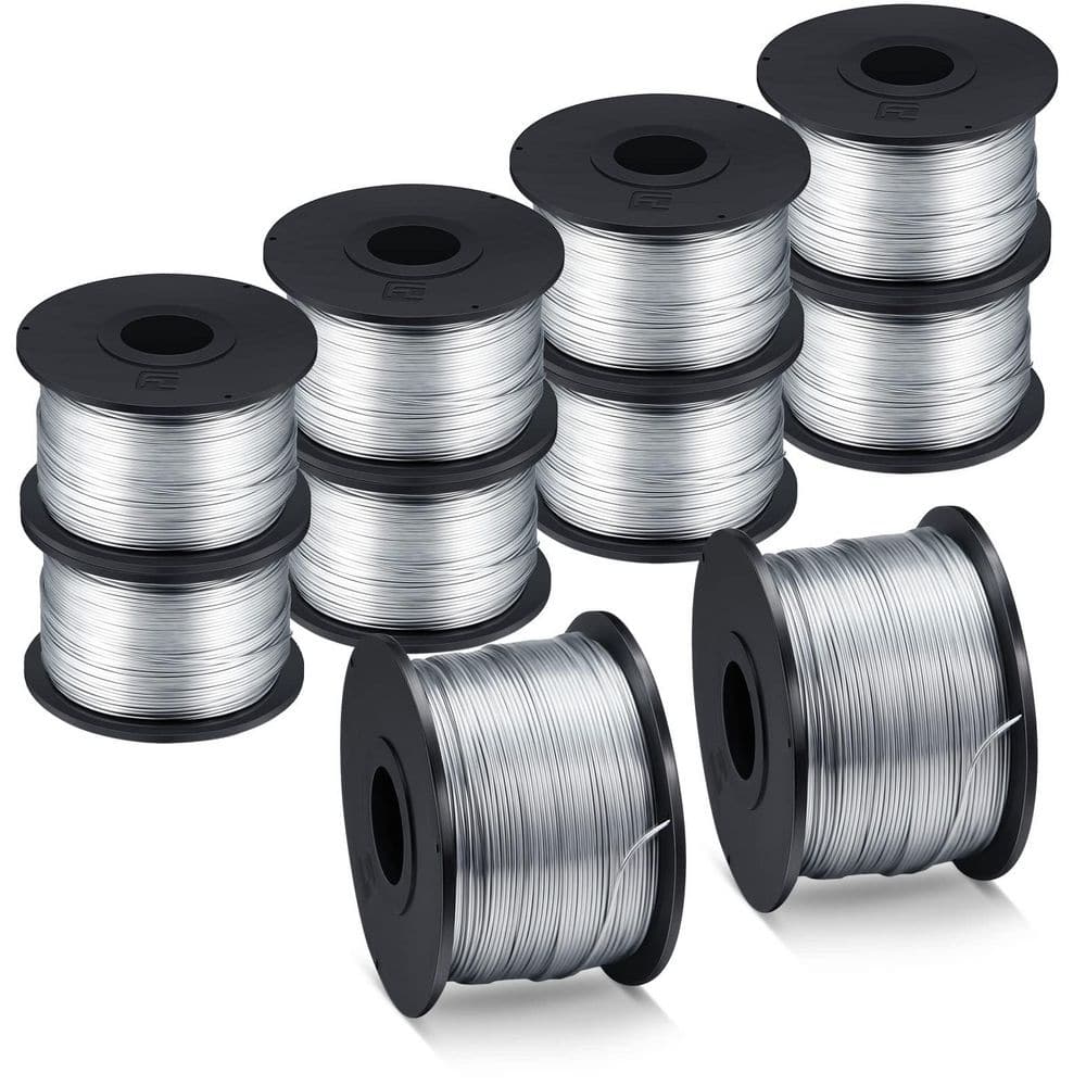 NVNOO 1/32 in. x 360 ft. Rebar Tie Wire Tool Rebar Gun Tie Wire Coil ...