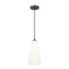 Filament Design Farrell 60-Watt 1-Light Matte Black Pendant-Light with ...