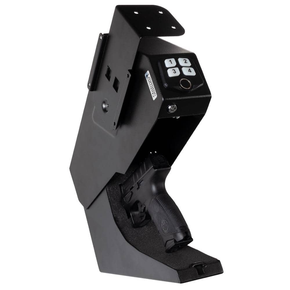 Stalwart Biometric Desk Mount Gun Safe Heavy-Gauge Steel Lock Box ...