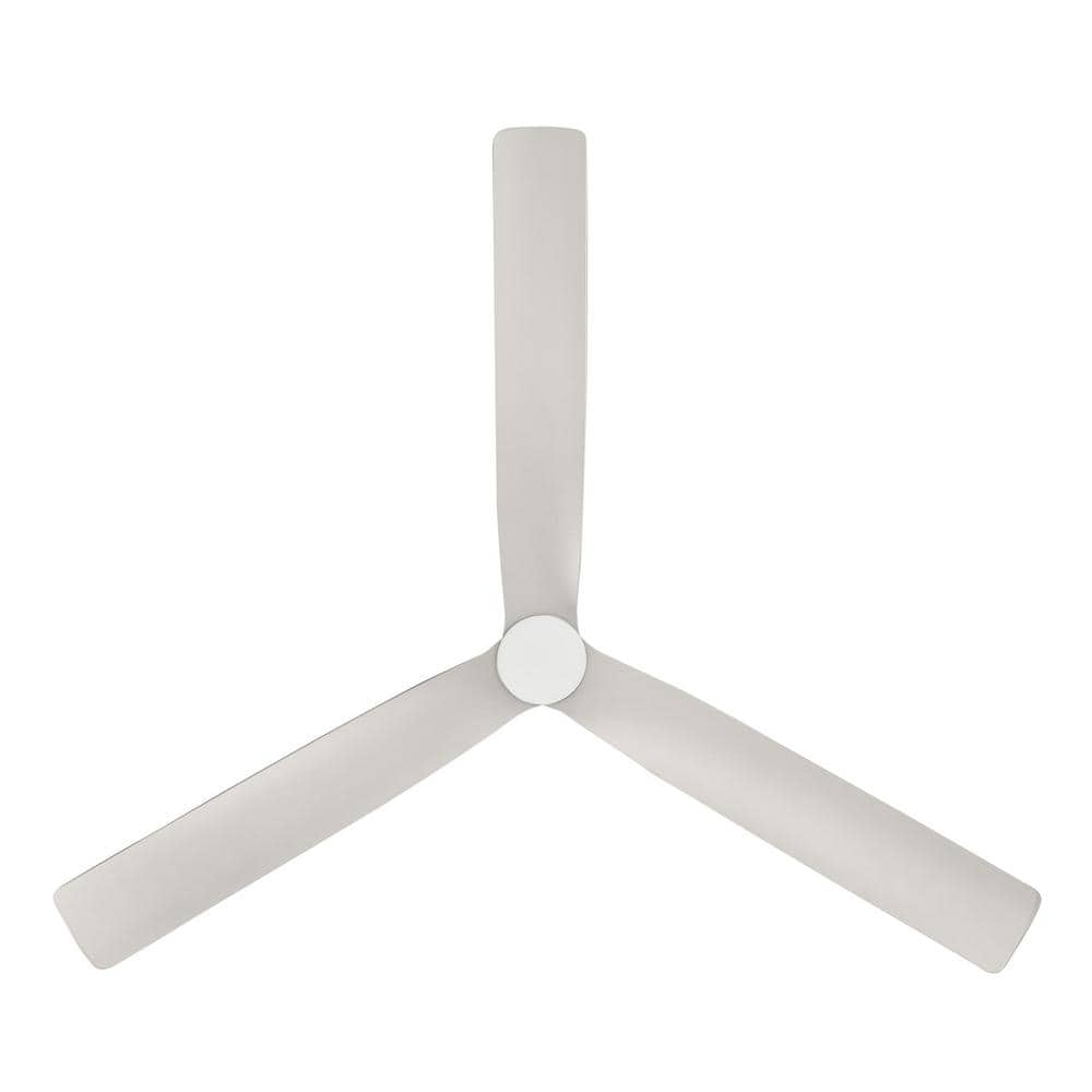 Hampton Bay Marlston 60 in. Indoor/Outdoor Brushed Nickel with Silver ...