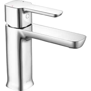 Delta Modern Single Hole Single-Handle Project-Pack Bathroom Faucet in ...