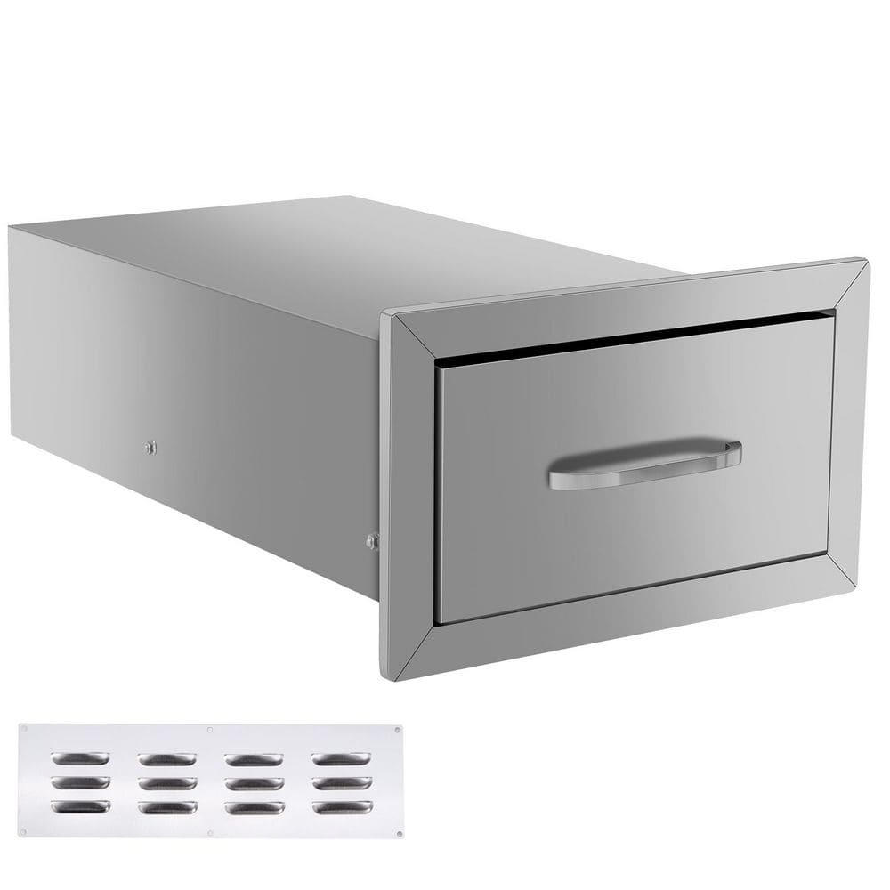 Sarlai Outdoor Kitchen Drawers 14 in. W x 8.5 in. H x 23 in. D ...