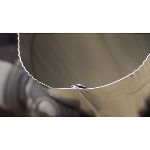 Master Flow 4 in. x 5 ft. Round Metal Duct Pipe CP4X60 - The Home Depot