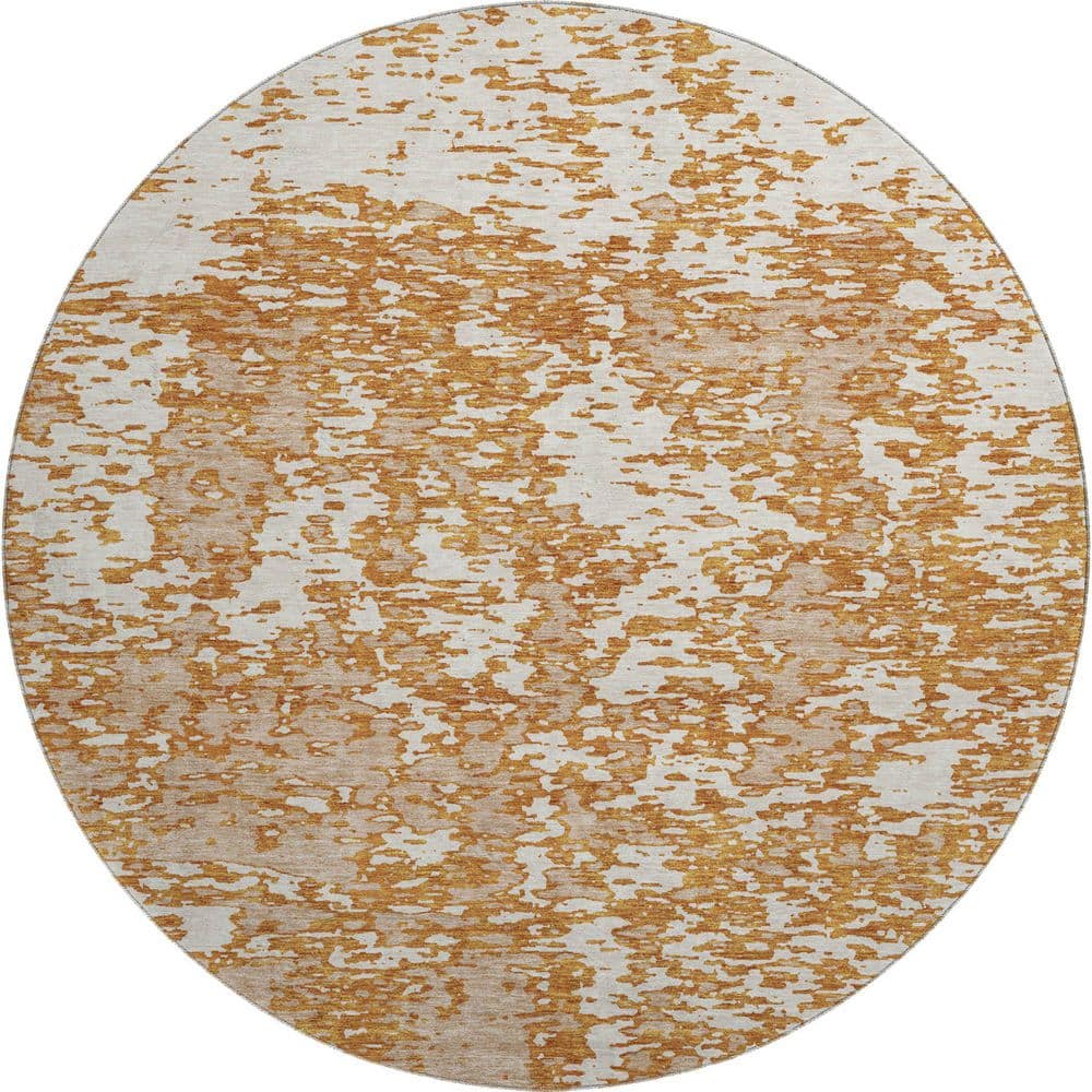 Addison Rugs Mayfield Premium Machine Washable Abstract AMF946 Copper 8 ...