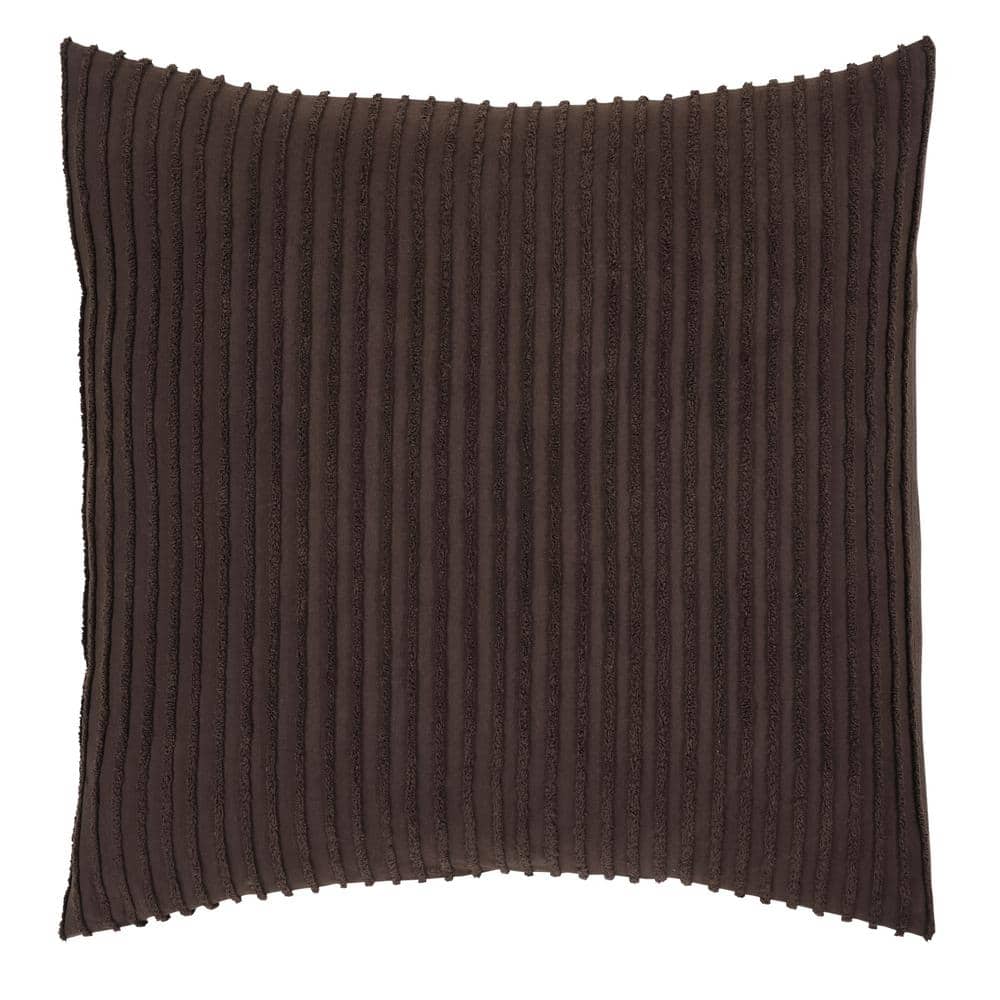 Better Trends Julian Collection in Solid Stripes Design Chocolate Euro ...