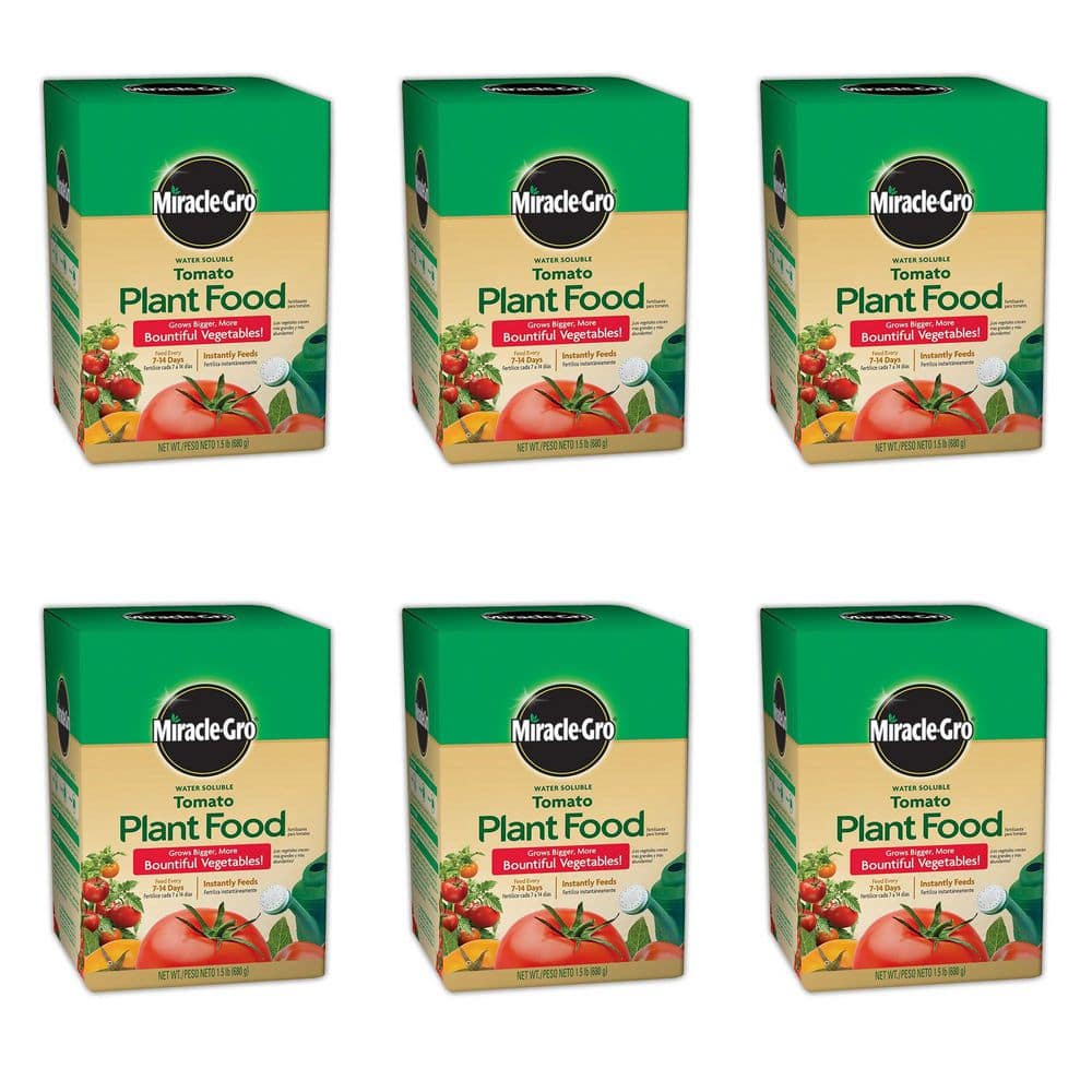Miracle-Gro Water Soluble Tomato Plant Food 1.5 lb. For Tomatoes ...