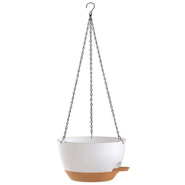 12 Inch Hanging Baskets 2 PC with Chains, Self-Watering Hanging ...
