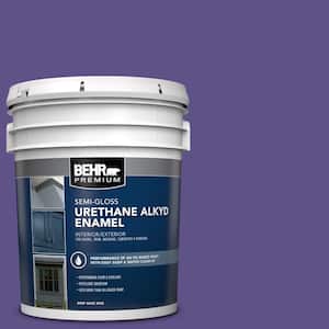BEHR PREMIUM 1 gal. #P560-7 Kings Court Urethane Alkyd Satin Enamel ...
